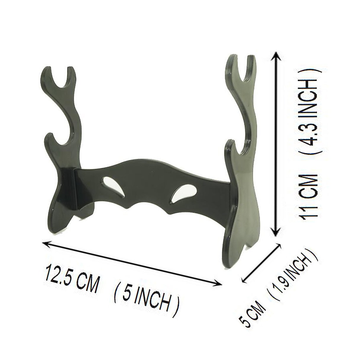 Shenzhen LangTao Bang International Trade Co., Ltd. Two Tiers Holder Display Stand / Acrylic Bracket Rack for Wand Collection（Does not include Wand）