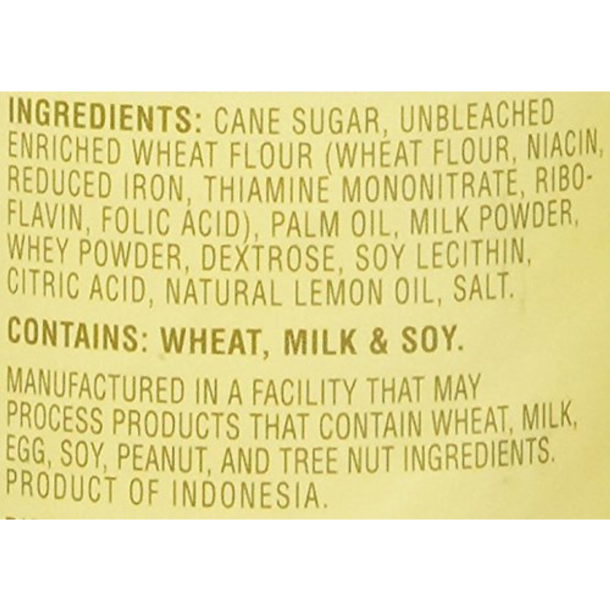 Dolcetto Zesty Lemon Rolled Wafers