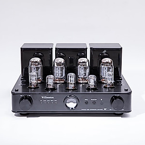 Willsenton R8 KT88/EL34 x4 Tube Amplifier Integrated AMP Power Amplifier Headphone Replaceable Basic Meter (Black)