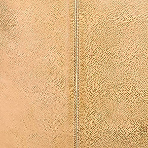 Art N Vintage Leather Crossbody Stylish Sling Bag Purse - Handbag for Women with 3D Ombre Flower Detail (Designer Gifts) - Mustard