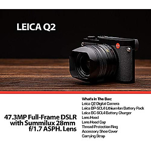 Leica Q2 Digital Camera with Summilux 28mm f/1.7 ASPH. Lens - Pro Travel Bundle