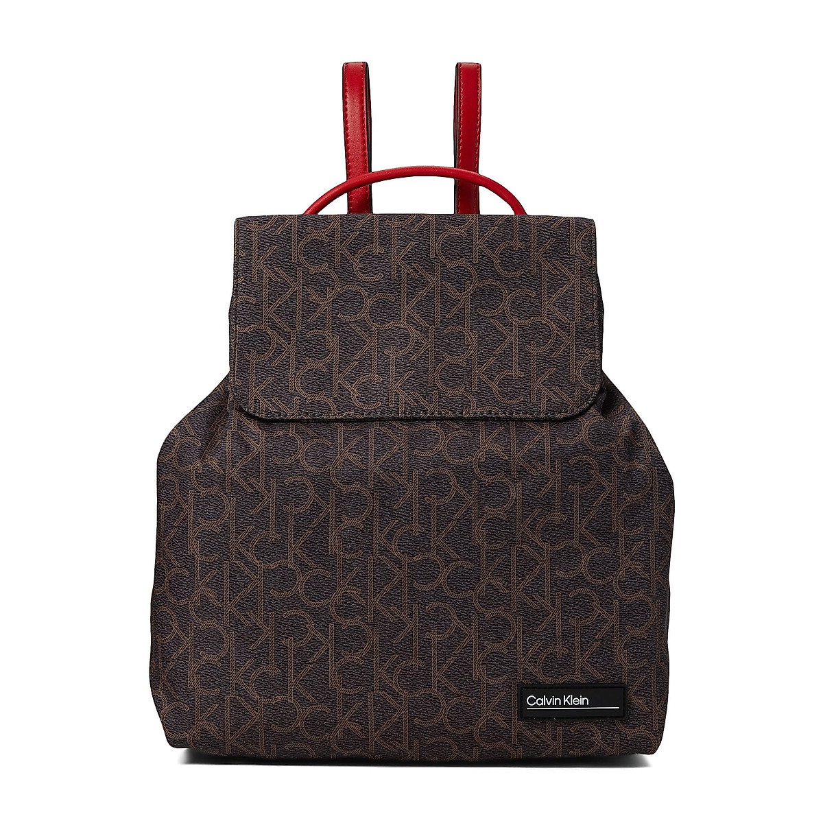 Calvin Klein Mallory Backpack Brown/Khaki/Salsa One Size