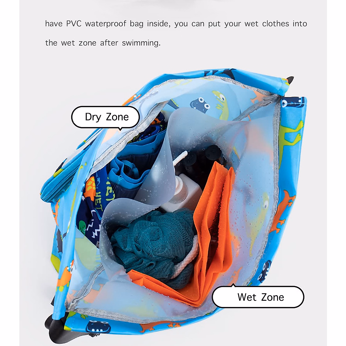 DANUC Lightweight Drawstring Gym Backpack Swim Bag Yogo Bags Waterproof Draw String Sackpack Beach Backpacks Sport Knapsack for Women Men Camping Hiking Shopping Swimming Dance Travel