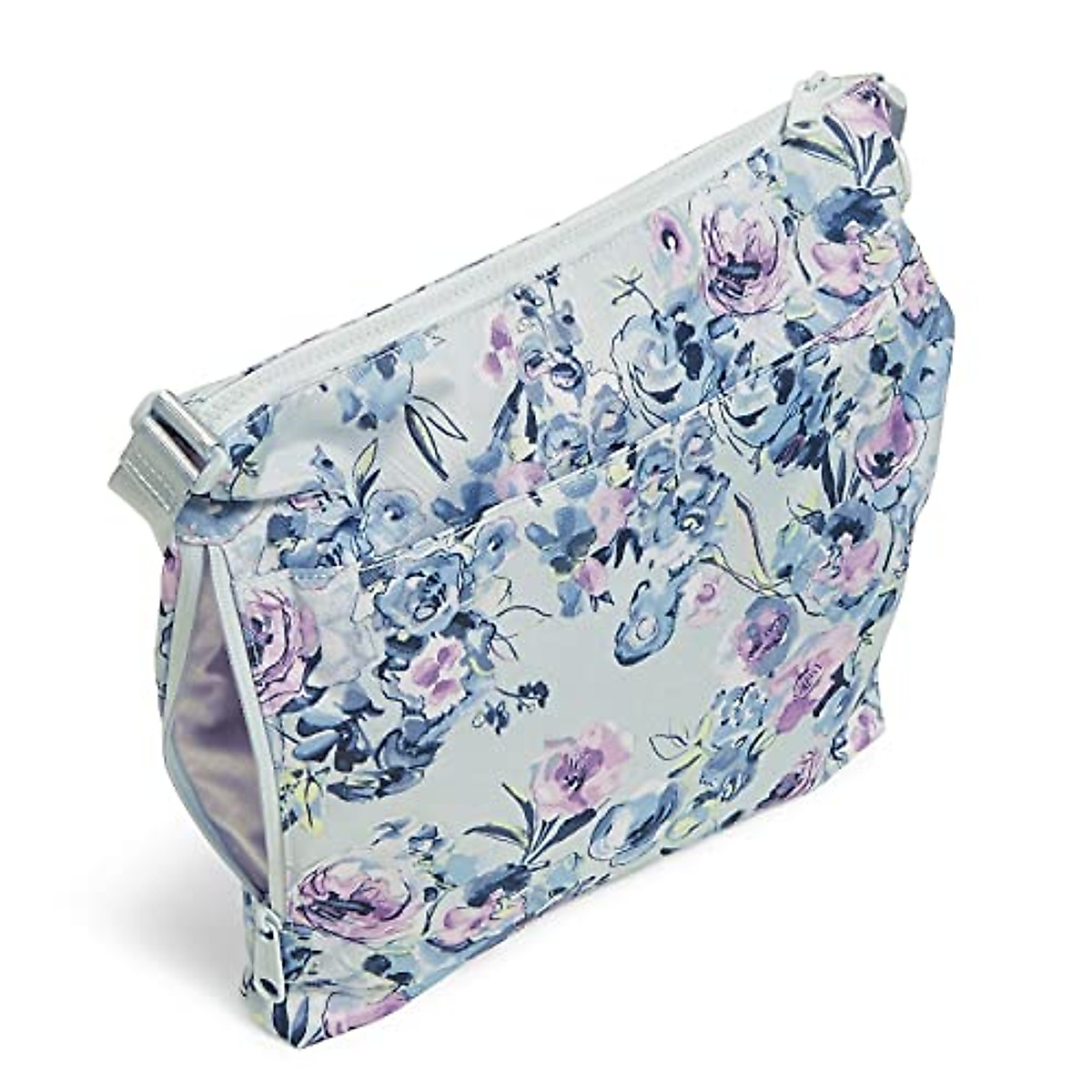 Vera Bradley Women's Recycled Lighten Up Reactive Hipster Crossbody Purse, Fresh-Cut Bouquet, One Size