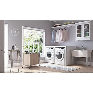 Mustee 28CF Big Utilatub Combo Utility Tub, 24" x 40", White