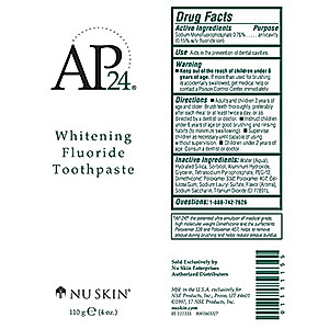 Nu Skin AP 24 Whitening Fluoride Toothpaste