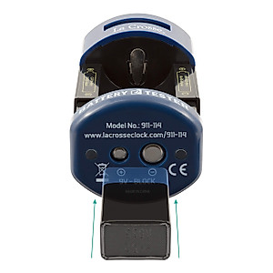 La Crosse Technology 911-114 Portable Battery Tester , Blue