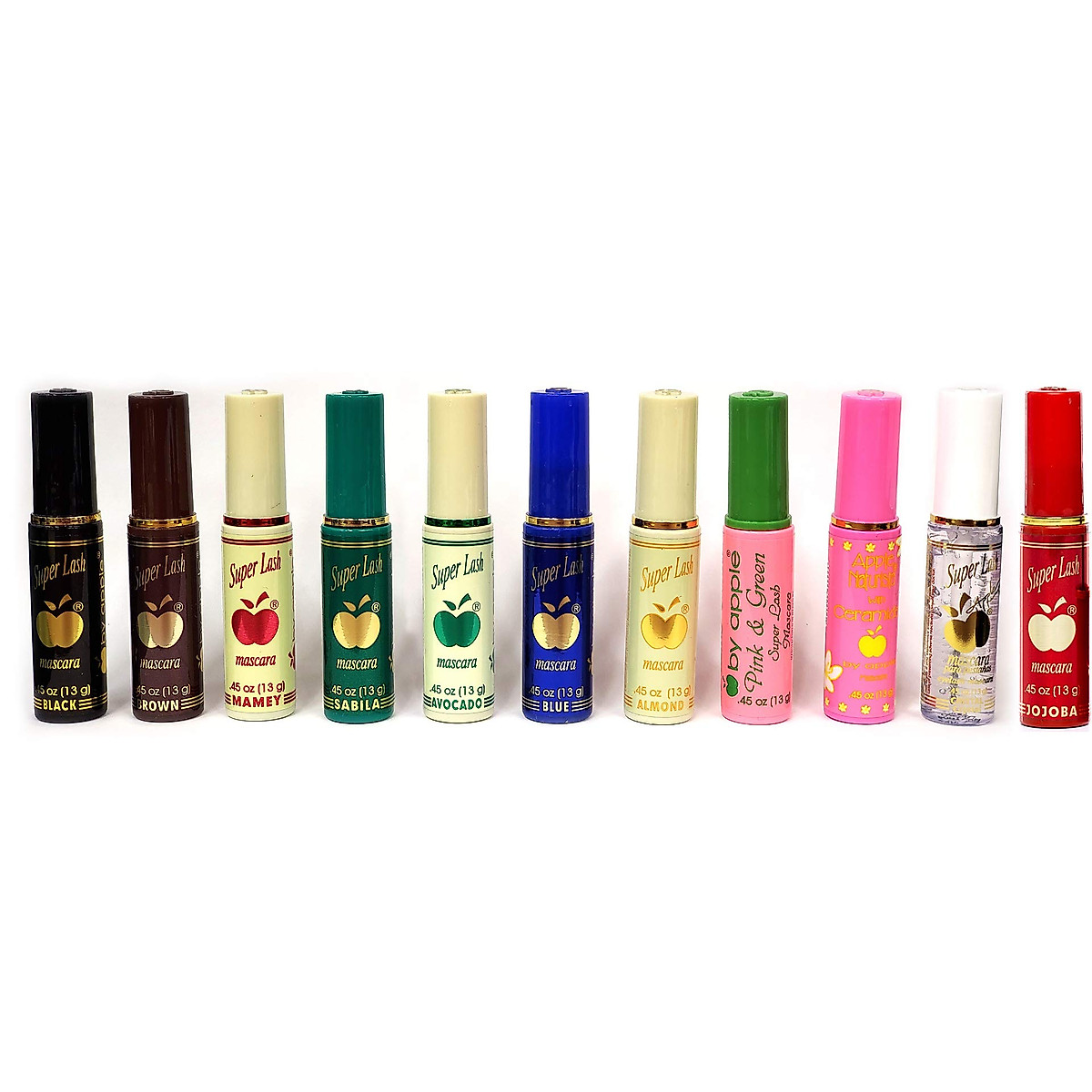 By Apple Super Lash Mexico Mascara Three Piece Variety Set (Choose your Colors) - 3 PK