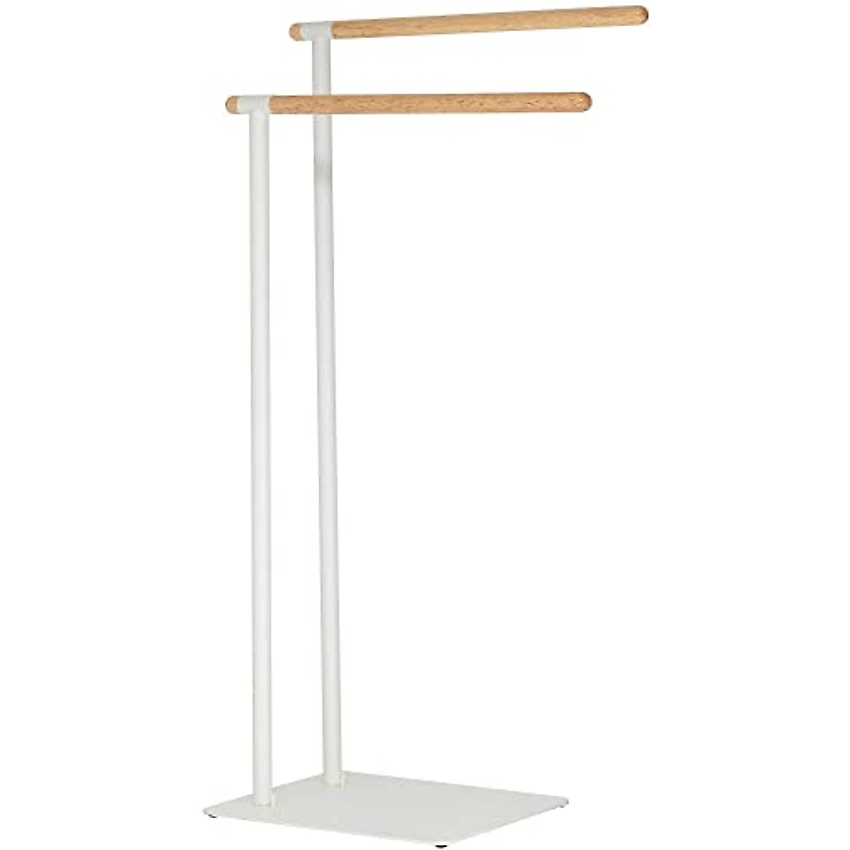 Sealskin Towel Rack, Metal/Wood, White, One Size