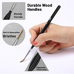 Mr. Pen- Miniature Paint Brushes, 9 Pcs, Detail Paint Brush Set, Fine Paint Brush, Mini Paint Brushes, Thin Paint Brushes, Tiny Paint Brushes, Micro Paint Brush, Fine Point Paint Brush