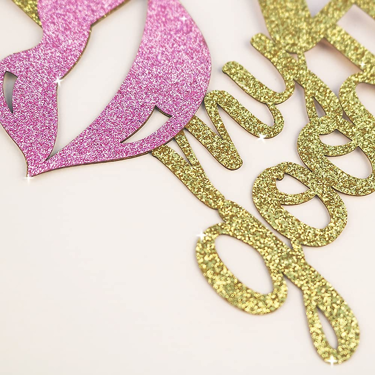 Kaoenla Kissing My 30's Goodbye Cake Topper, Cake Topper Decorations for Birthday Theme Picks,Happy 30th Birthday Cake Decor, Cheers to 30 Years, 30 Anniversary Party Decoration Supplies(Gold) (30th)