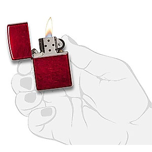 Zippo Candy Apple Red Pocket Lighter