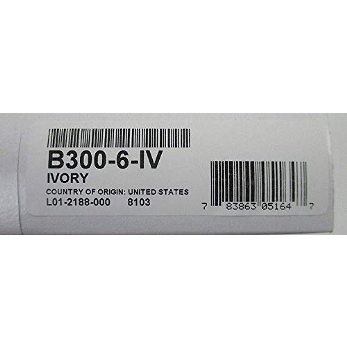 Notifier B300-6-IV - 6" Base Low-Profile Standard Flanged - Ivory