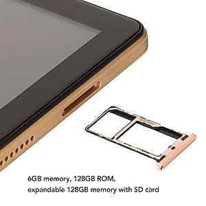 ciciglow 10.1 Inch IPS HD Tablet for Android 11.0, 6GB RAM 128GB ROM Octa Core 4G Calling Tablet, Dual SIM Dual Standby, Support Multiple Languages, 5G WiFi, 7000mAh, WiFi, Bluetooth, GPS(US Plug)
