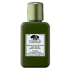 Origins Skincare Set: Cleanser 1 oz, Mega Mushroom Toner 1.0 oz & Ginzing Oil-Free Gel Moisturizer 1.0 oz