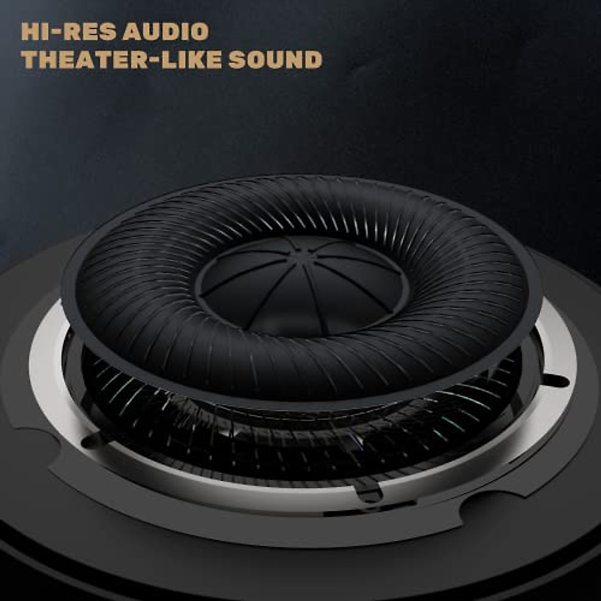 targeal Over Ear ANC Headphones Wireless Bluetooth - High Fidelity Stereo Studio Headphones with Mic - Active Noise Canceling/Ambient Transparency Mode - 40mm Driver