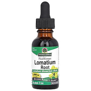 Nature’s Answer Lomatium Root Extract Lomatium Dissectum - Natural Herbal Supplement - Gluten Alcohol-Free - Ideal for Immunity Overall Health Wellbeing – 500mg (1 FL Oz)