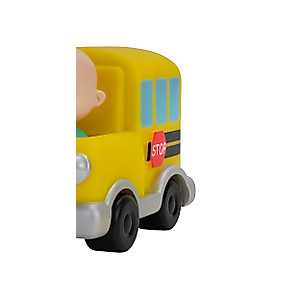 Jazwares Cocomelon JJ Mini Yellow School Bus Little Vehicle Cars