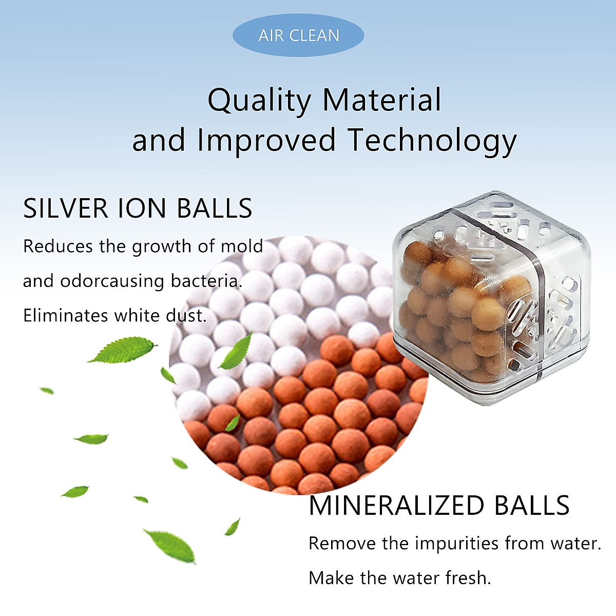 Humidifier Water Cleaning Demineralization Cartridge Filter Compatible with LEVOIT, GENIANI, EVERLASTING, Also Works with All Humidifiers Caliber Larger Than at Least 1.3 in Diameter (20 Pack)