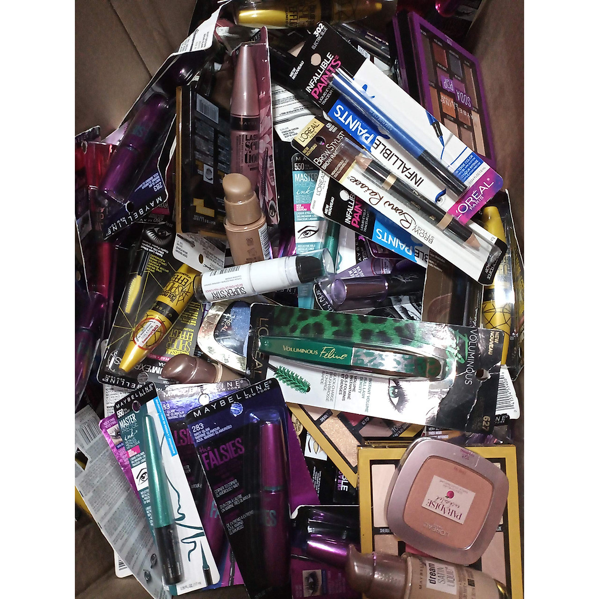 100-Piece Wholesale Bulk Makeup Assorted Cosmetics Box, Kit, Lot, Set, Kids, Girls, Women, Party Favors, Cheap, Gift, Birthday