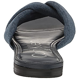 Calvin Klein Women's Marita Sandal, Denim Blue 420, 7