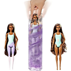 Barbie Color Reveal Doll with 7 Surprises, Color Change and Accessories, Ice Cream Series, styles may vary​​