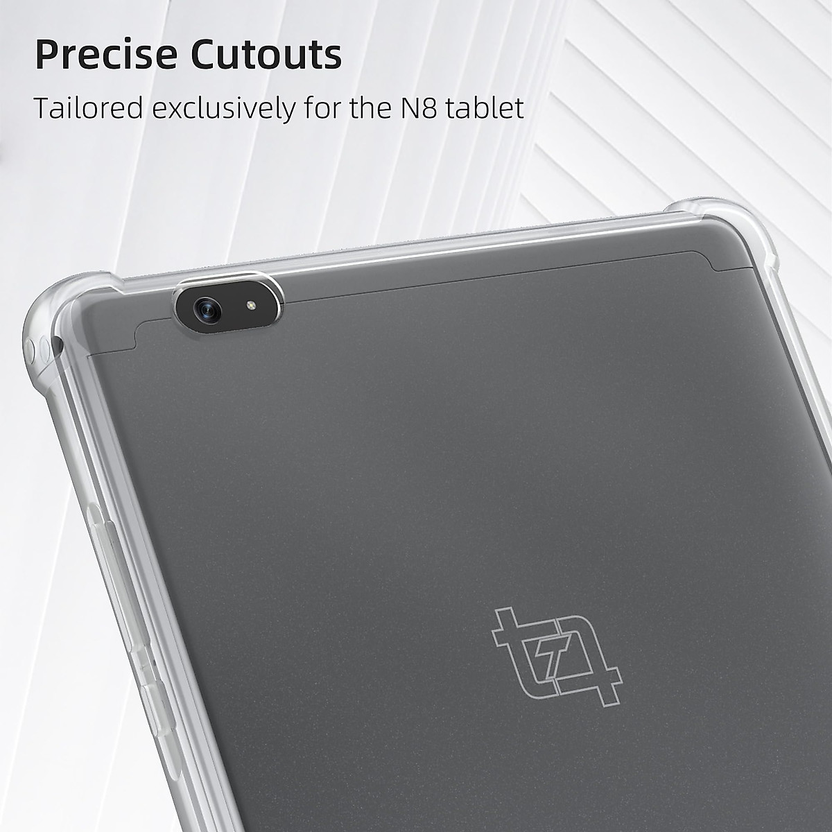 Topsand Rugged Case for Topsand N8 Android Tablet - Heavy Duty Protection for 8-Inch Tablet | Impact-Resistant, Anti-Slip, Lightweight | Precision-Fit with Full Access to Buttons & Ports