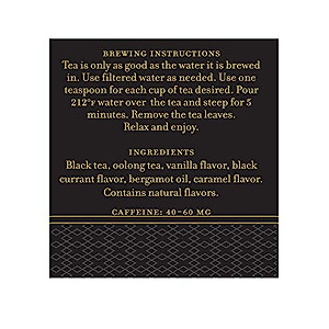 Harney & Sons Flavored Black Tea, Paris, 4 Ounce
