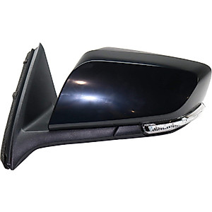 Kool Vue Driver Side Power Heated Mirror for Chevrolet Impala 2014-2020 With Signal Light & Puddle Lamp; Without Blind Spot Light, Memory & Auto-Dimming Paintable