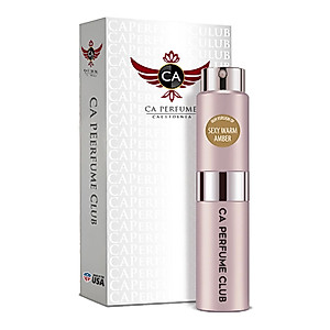 CA Perfume Impression of Sexy Warm Amber For Women Replica Version Eau de Parfum Spray Refillable Atomizer Bottle 0.27 Fl Oz/ 8ml