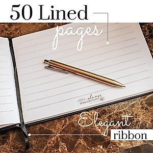 STEEL MILL AND CO. Memorial Book with Picture Frame, in Loving Memory Funeral Guestbook, 80 Lined Sheets, Hardbound Sign-in Guest Book for Celebration of Life, 6.5 x 9.6, Always Loved (Black)