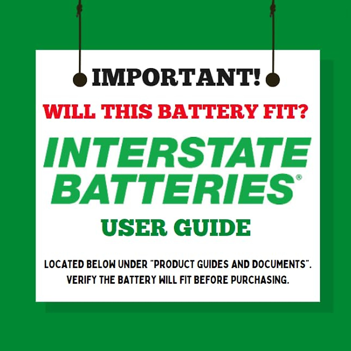 Interstate Batteries YTX16-BS 12V 14Ah Powersports Battery 230CCA AGM Rechargeable Replacement for ATVs, Motorcycles, Scooters (XTX16-BS)