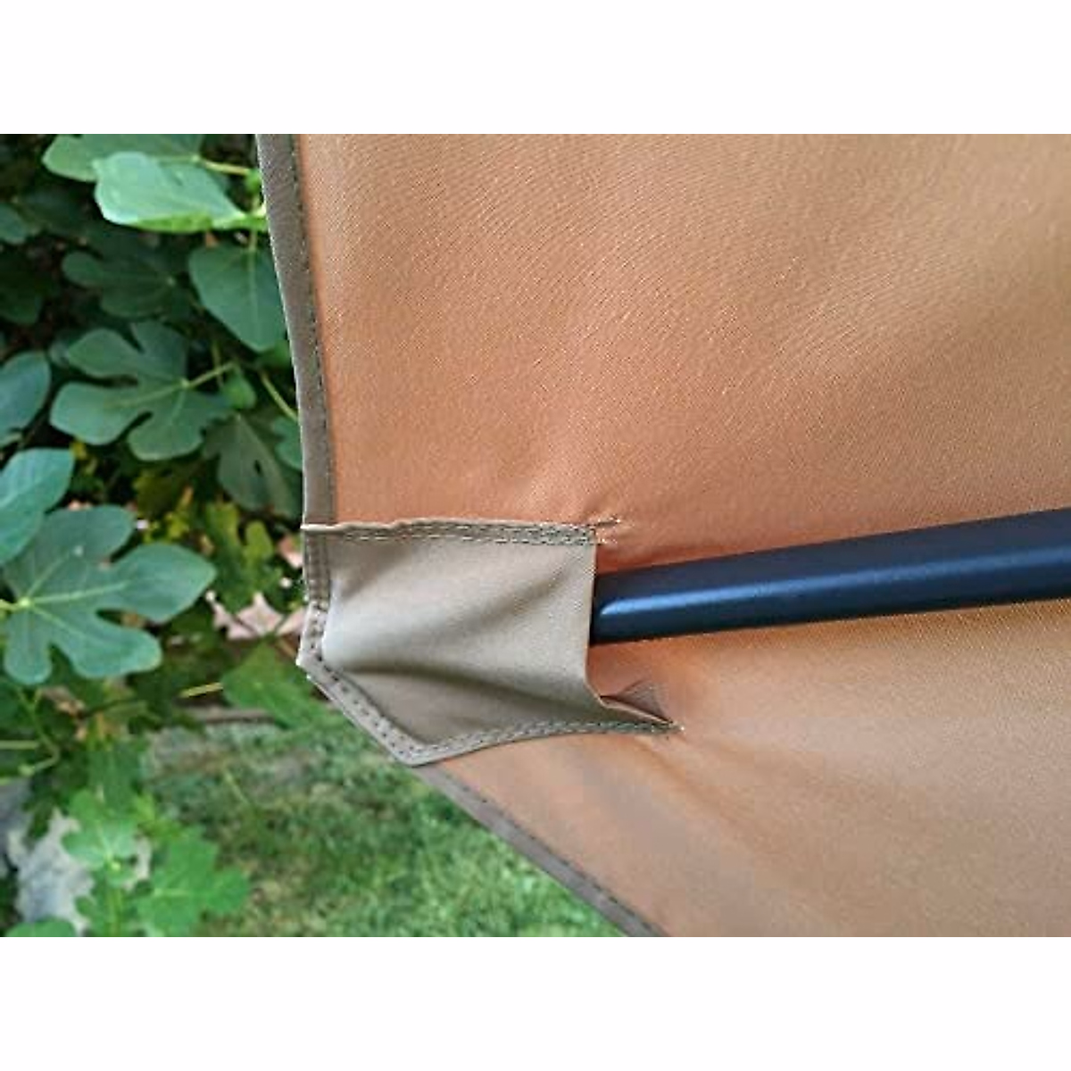 BELLRINO DECOR Replacement MEDIUM COFFEE/TAUPE STRONG & THICK Umbrella Canopy for 9ft 6 Ribs MEDIUM COFFEE/TAUPE (Canopy Only) (MEDIUM COFFEE 96)