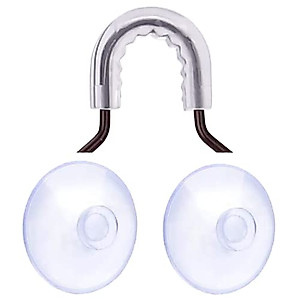 Suction Cups and Rubber Clip for Shower Caddy