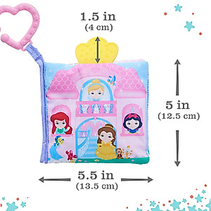 Disney Baby Princess Soft Book for Babies, 5x6x1 Inch