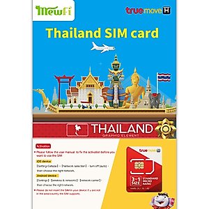Thailand Travel SIM Card, 8 Days 3GB, Now Upgraded to 15GB, Including 100 Minutes of Local Calls in Thailand, Plug and Play Without Activation