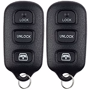 KeylessOption Keyless Entry Remote Control Car Key Fob Replacement for HYQ12BAN, HYQ12BBX, HYQ1512Y (Pack of 2)