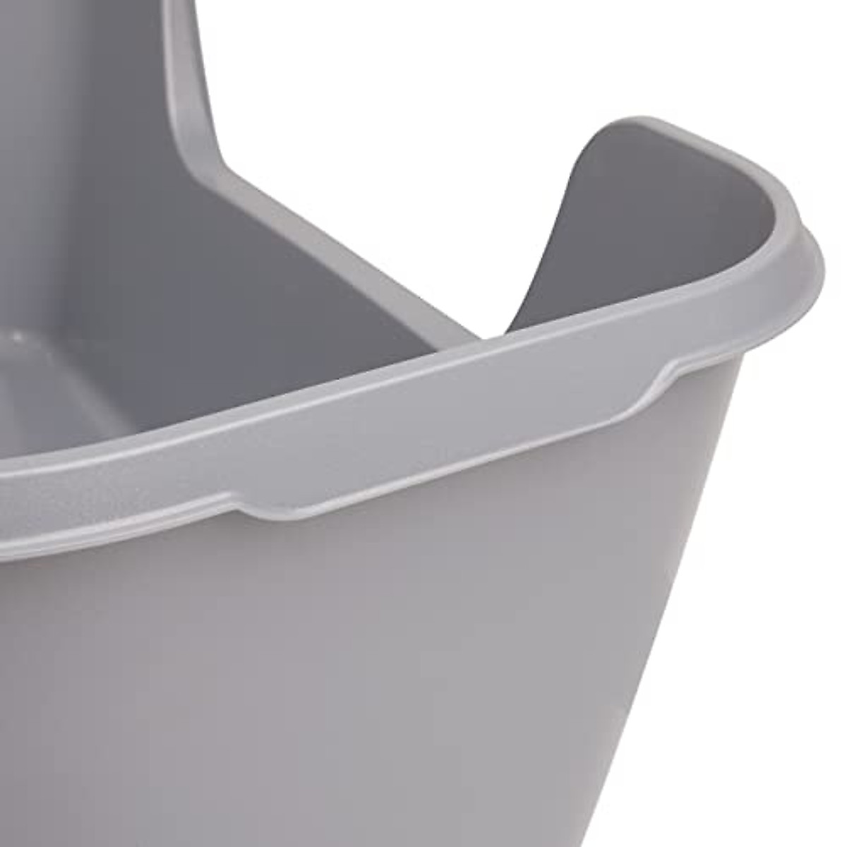 So Phresh High-Back Corner Grey Litter Box, 26.25" L x 21.5" W x 10" H