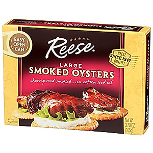 Reese Large Smoked Oysters - 3.7 oz