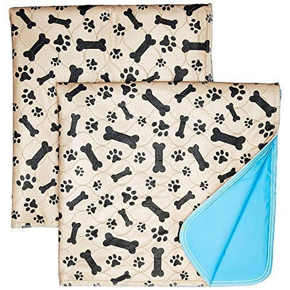 Super Absorbent Washable Pee Pads for Dogs Large 35 x 31 (2-Pack) Puppy Pads pet Training Pads Reusable Pee Pads for Dogs 100% Waterproof Dog Puppy Pee Pads Extra Large Wee Wee Pads for Dogs pet Peed