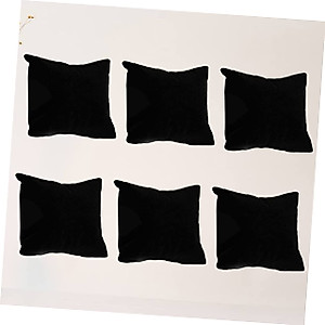 NOLITOY 6 Pcs Jewelry Display for Selling Watch Display Pillows Watch Pillow Bracelet Display Pillow Bracelet Display Cushion Bracelet Bangle Chain Pillow Wedding Ring Pu Jewelry Show