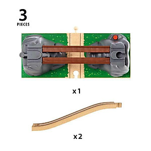 BRIO World - 33391 Collapsing Bridge - Engaging 3-Piece Toy Train Accessory | Cultivates Creative Play | Enhances Logical Thinking | Suitable for Kids Aged 3 & Up | Compatible with All BRIO Sets
