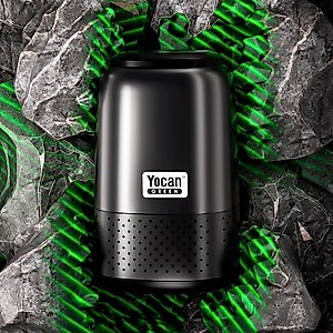 1pc, Portable Smoking Air Purifier, Disposable Air Filter, Remove Secondhand Smoke And Odor, 4 Stage HEPA Activated Coconut Carbon Filter To Eliminate Smoke And Smell, Smoke Purifier (Black)