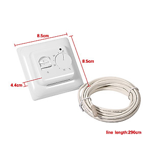 TYTOGE Mechanical Thermostat,Manual Heating Thermostat Air Condition Temperature Control Switch for Room Floor