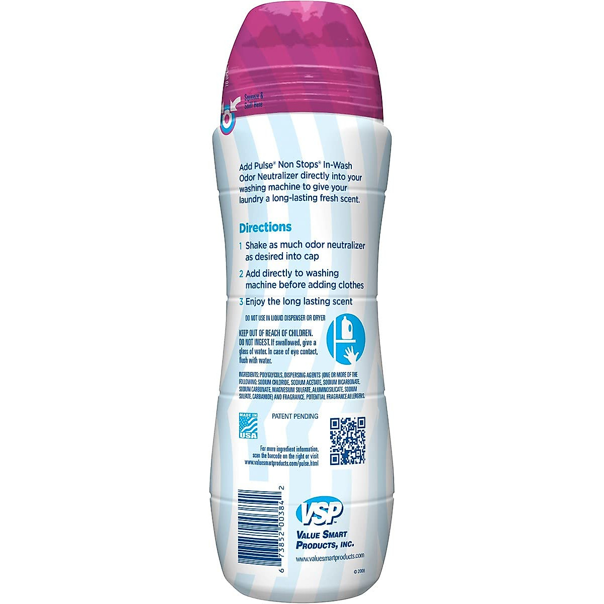 PULSE Non Stops Laundry Scent Boosters - Fresh Spring Scent - Odor Neutralizer Beads - Long Lasting Fragrance (20.1 oz)