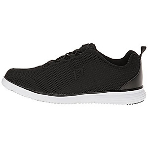 Propét Womens TravelFit Prestige Walking Shoe, Black, 9.5 XX-Wide US