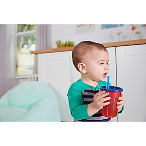 The First Years Take & Toss Spill Proof Party Pack - Rainbow Party Pack - Toddler Straw Cups, Kids Bowls, and Snack Cups - Ages 18 Months and Up - 30 Count