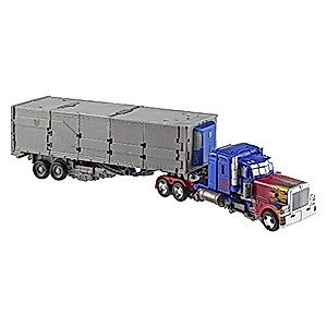 Transformers Toys Studio Series 44 Leader Class Dark of The Moon Movie Optimus Prime Action Figure - Kids Ages 8 & Up, 8.5"