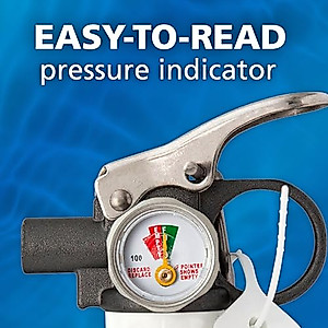 Kidde Mariner PWC Marine Fire Extinguisher for Boats, 5-B:C, 3.3 Lbs., Coast Guard Approved, Mounting Bracket (Included), White