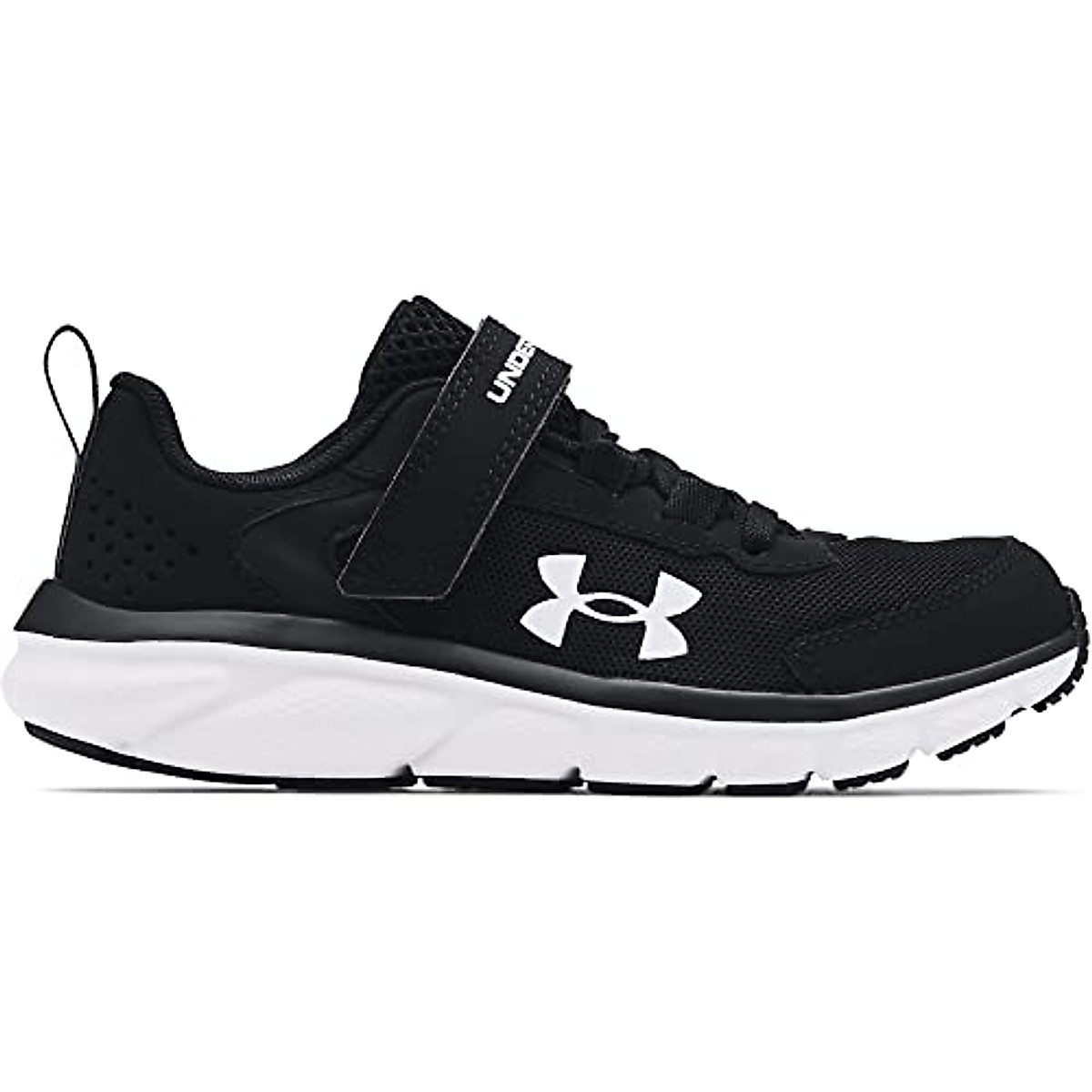Under Armour Boys' Little Kid Pre School Assert 9 Alternate Closure, Black (001)/White, 1.5